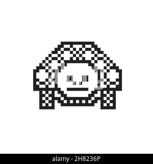 Turtle pixel art. tortoise 8 bit Vector illustration Stock Vector Image ...