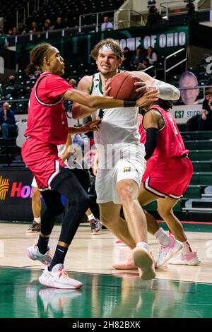 Athens, Ohio, USA. 26th Nov, 2021. Concordia guard/forward Matt ...