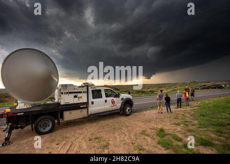 Doppler Radar and Supercell Stock Photo - Alamy