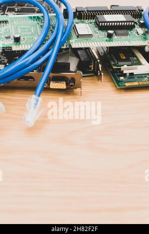 INVERIGO, ITALY - Nov 26, 2021: electronic devices circuit boards and ...