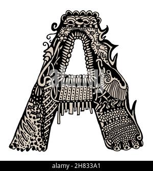 Hand drawn letter B, ancient style Stock Vector Image & Art - Alamy
