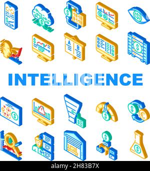 Business metrics vector line icons set. Metrics, KPIs, ROI, Profit ...