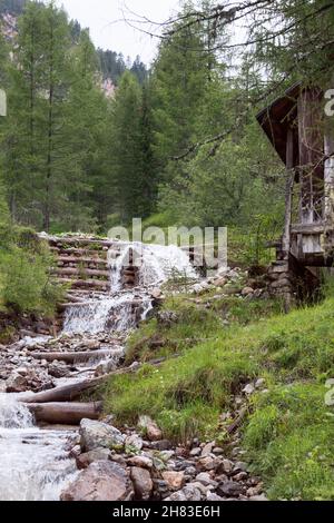 River bed, Dolomites, Italy Stock Photo - Alamy