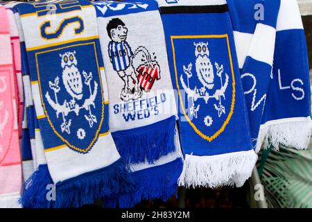 Sheffield, UK. 27th Nov, 2021. Barry Bannan #10 of Sheffield Wednesday ...