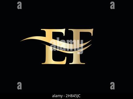 EF Letter Linked Logo for business and company identity. Initial Letter ...