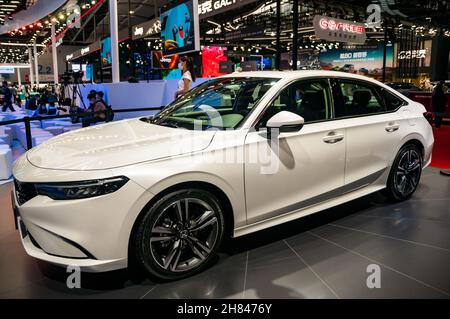 China only Honda Integra on display at the 2021 Guangzhou Auto Show ...