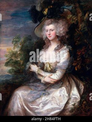 Thomas Gainsborough (1727-1788) - Mrs John Kirby Stock Photo - Alamy