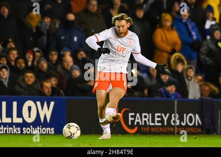 Josh Bowler #11 of Blackpool in action during the game Stock Photo - Alamy
