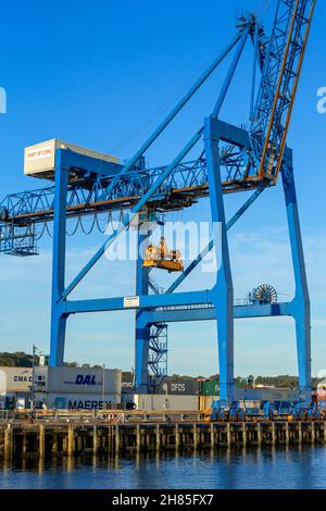 Tivoli Container Port, Cork City, County Cork, Ireland Stock Photo - Alamy