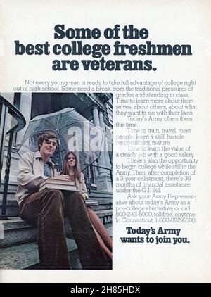September 1973 "Playboy" magazine advertising, USA Stock Photo - Alamy