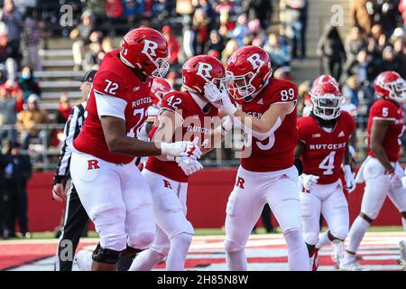 Rutgers offensive lineman Hollin Pierce (OL32) poses for a portrait at ...