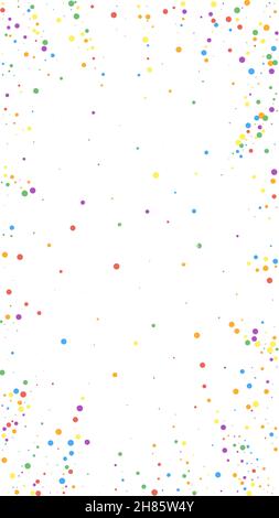 Festive captivating confetti. Celebration stars. Colorful stars dense ...