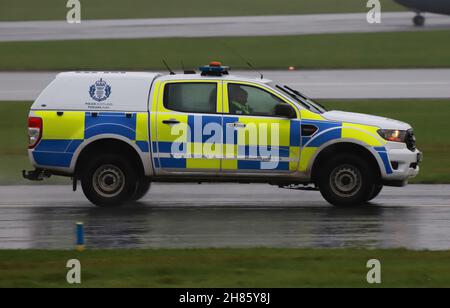 SF70 JNZ, a Ford Ranger operated by Police Scotland, patrolling ...