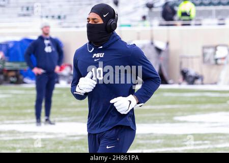 East Lansing, Michigan, USA. 27th Oct, 2018. Michigan State quarterback ...