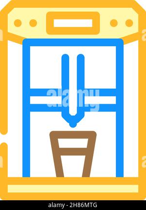 drip filtration coffee machine equipment icon color illustration Stock ...