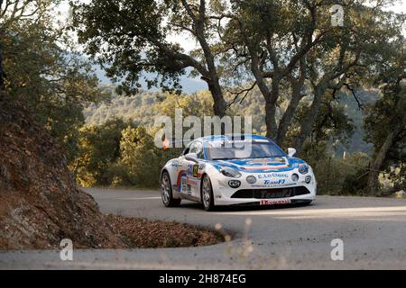ROCHE Jean-Luc, ROBIN-ROCHE Alexandra, Team FJ, Alpine A110, portrait during the Rallye Coeur de ...