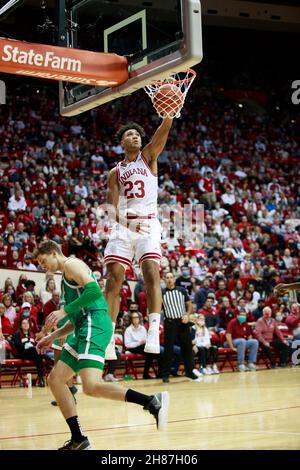 Indiana forward Trayce Jackson-Davis (23) defends against Rutgers ...