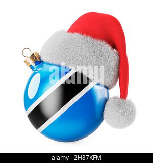 Christmas in Botswana, concept. Christmas Santa sleigh full of gifts ...