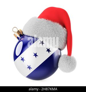 Christmas in Honduras, concept. Christmas Santa sleigh full of gifts ...