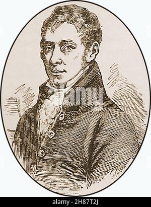 HUMPHREY DAVY (1778-1829) English chemist and inventor. His safety lamp ...