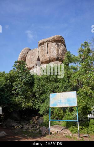Kit Mikayi Kitmikayi Kitmikaye rock formation in Kenya, Africa Stock ...