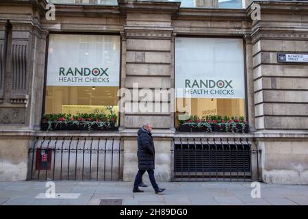 Randox health checks clinic Central London. Randox carries out Covid-19 ...