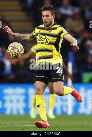 Leicester, England, 28th November 2021. Kasper Schmeichel of Leicester ...