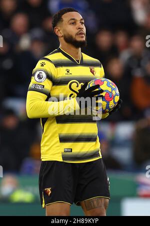 Leicester, England, 28th November 2021. Kasper Schmeichel of Leicester ...