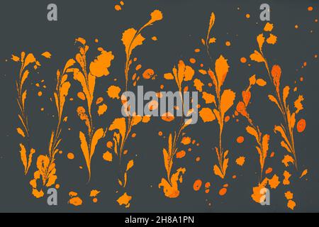 Ebru marble conch effect surface pattern design for print Stock Photo ...