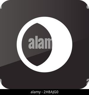 Young Moon outline icon. Sleep night dreams symbol. Meteorology ...