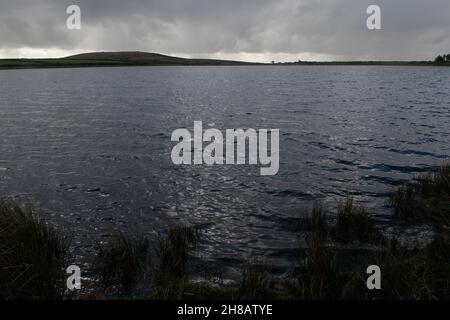 Dozmary Pool on Bodmin Moor in Cornwall where legend has it that King ...