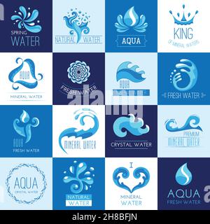 Spring water label vector Stock Vector Image & Art - Alamy