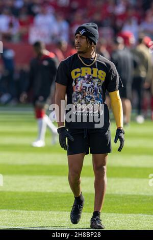 Minnesota Vikings' Justin Jefferson before an NFL football game, Monday ...