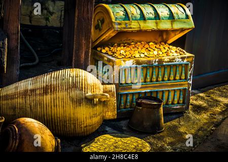 Treasure Hunters ride in Universal Studios Singapore Stock Photo - Alamy