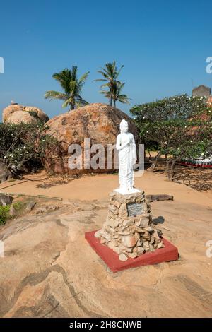 Sri Lanka, Uva Province, Kirinda, ville, Staadt, town, viharaya temple ...