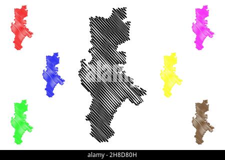 Gadchiroli district (Maharashtra State, Nagpur Division, Republic of ...