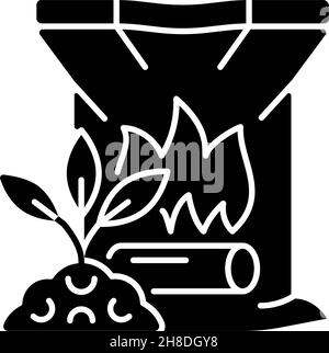ash wood glyph icon vector illustration Stock Vector Image & Art - Alamy