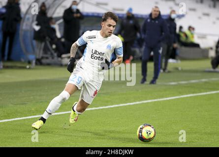 Pol Lirola of Marseille during the French championship Ligue 1 football ...