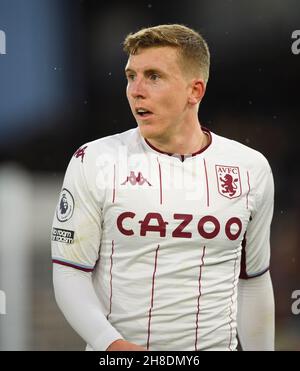 Matt Targett of Aston Villa during the Premier League match at Villa ...
