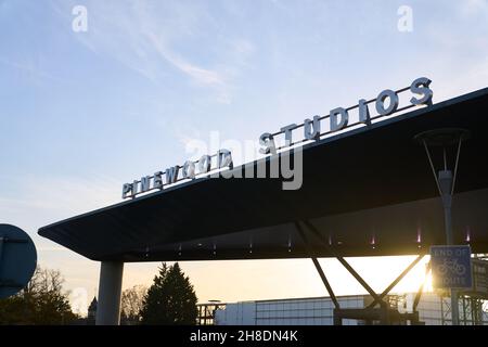 The James Bond set at Pinewood Studios in Buckinghamshire following the ...