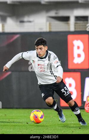 Kevin Agudelo (Spezia) during the Italian "Serie A" match between ...