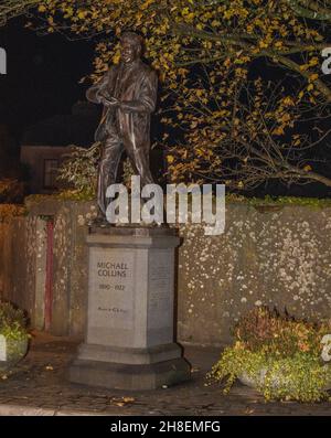 Statue of Michael Collins at Clonakilty in Ireland Stock Photo - Alamy