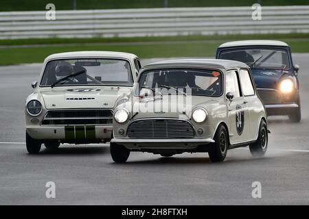 Tom Bell, Joe Ferguson, Austin Mini Cooper S, Masters pre-66 touring ...