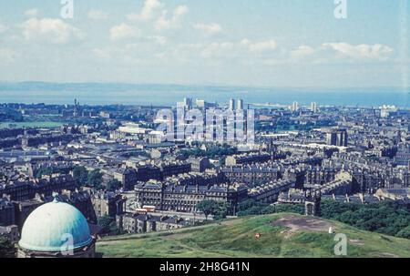 Edinburgh, from Calton Hill, 24th June 1969 Stock Photo - Alamy