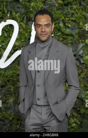 Raven Smith attending The Fashion Awards 2021 at the Royal Albert Hall ...