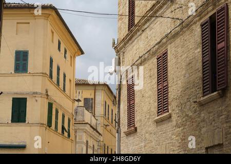 Filottrano, Ancona province, Marche, Italy: historic town Stock Photo ...