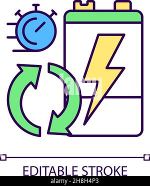 Waste recycling rates concept icon Stock Vector Image & Art - Alamy