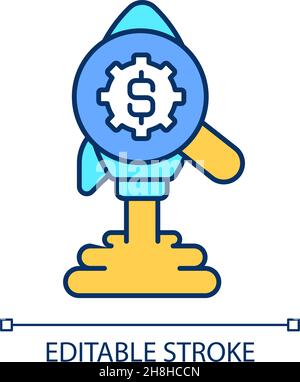 Startup fast growth RGB color icons set Stock Vector Image & Art - Alamy