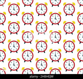 watches icon symbol . Seamless abstract background with geometric ...