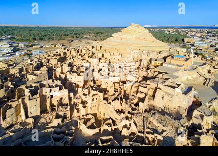 Egypt, Libyan desert, governorate of Marsa Matruh, Siwa oasis, Aghurmi ...